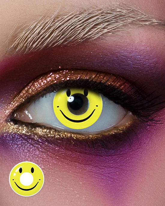 Get Smiley Lenses for Fun, Cheerful Eye Appearance | Lenstown US ...